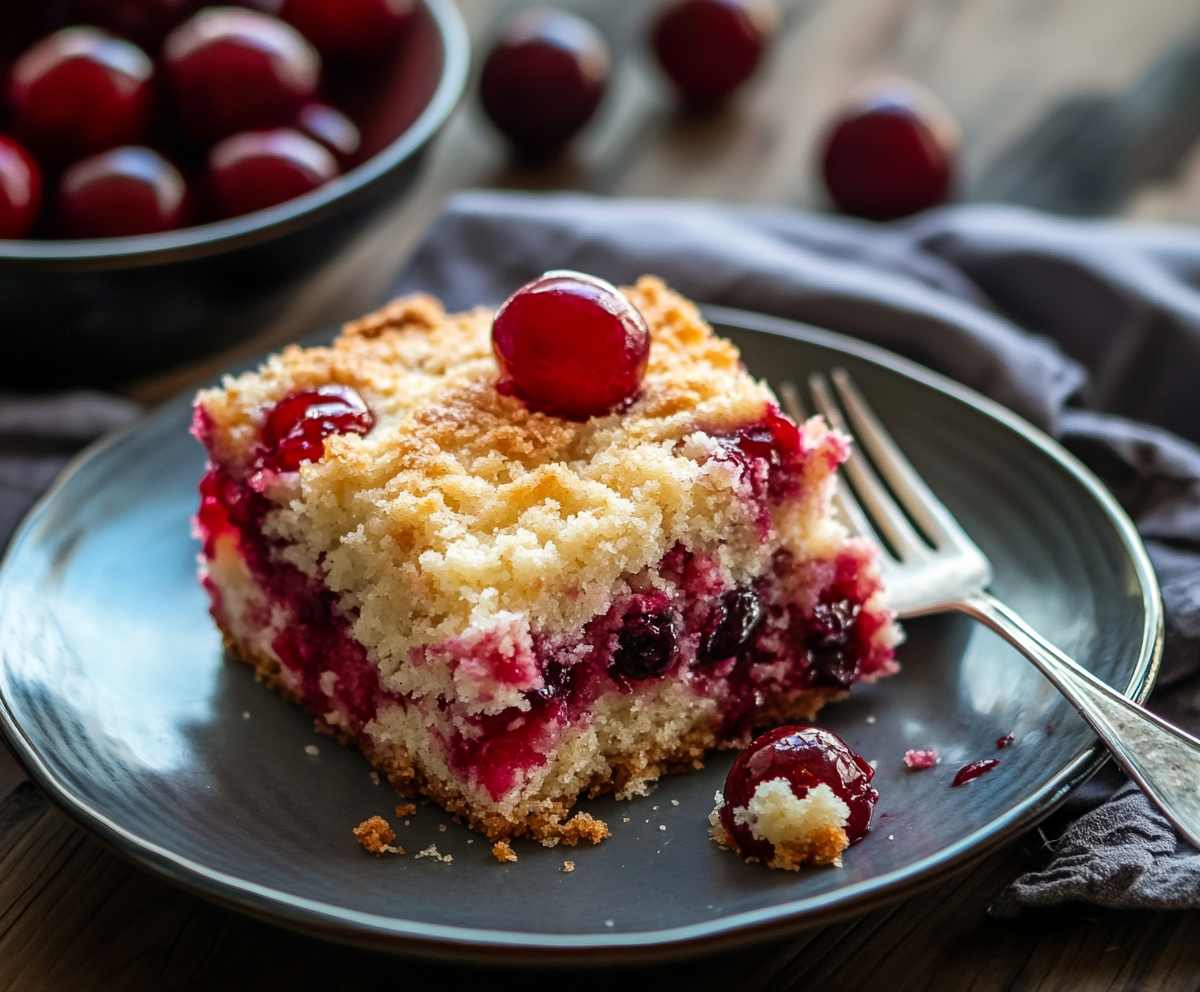 Easy Cherry Dump Cake Recipe
