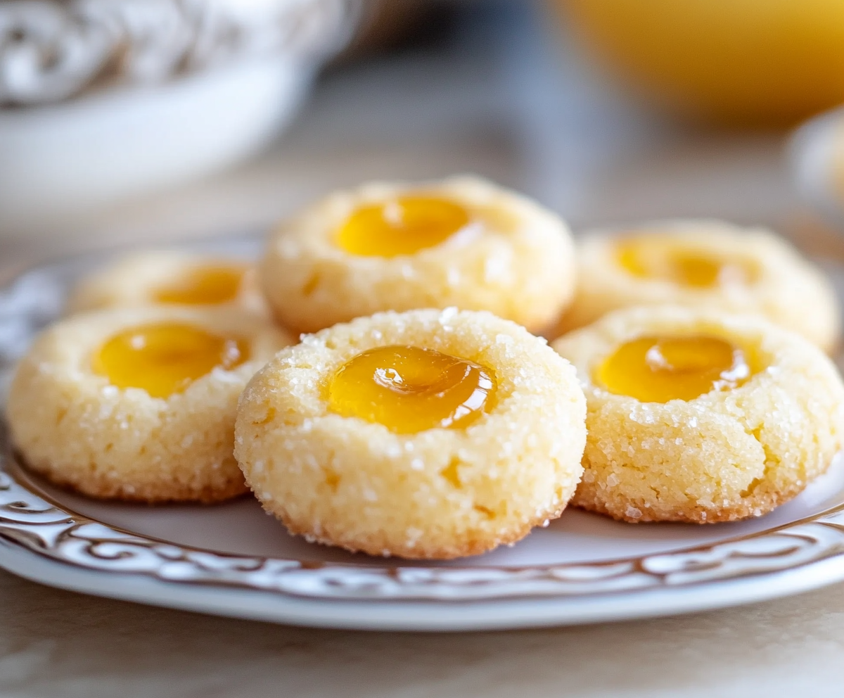 Easy Lemon Thumbprint Cookies Recipe