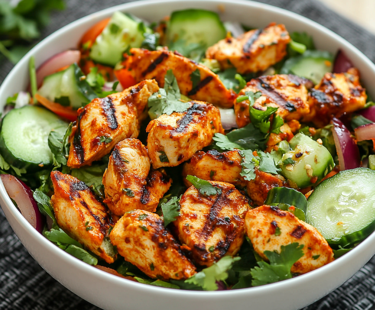 Spicy Chicken Salad Recipe for Desi Taste Buds