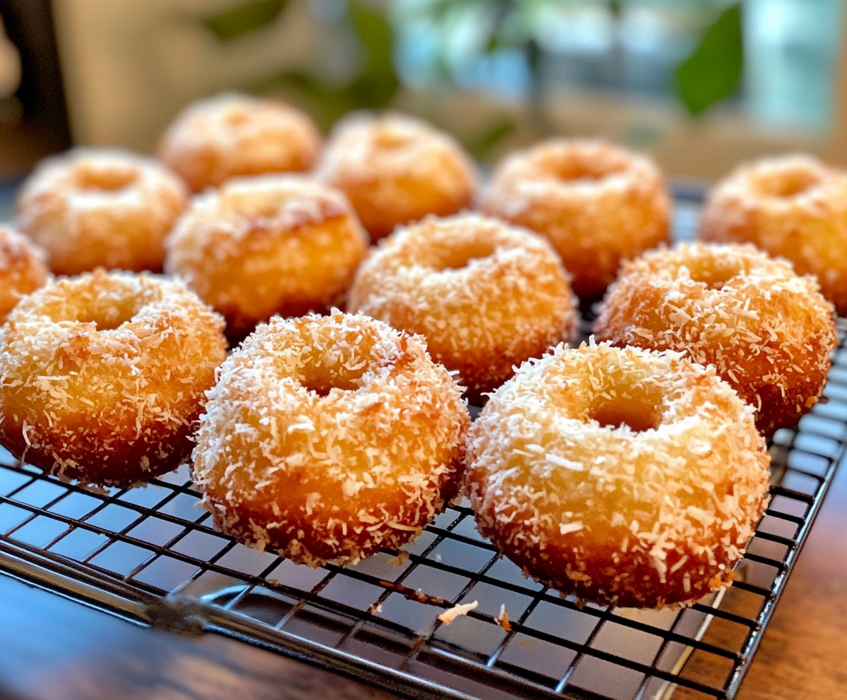 Best Baked Coconut Donut Holes Recipe