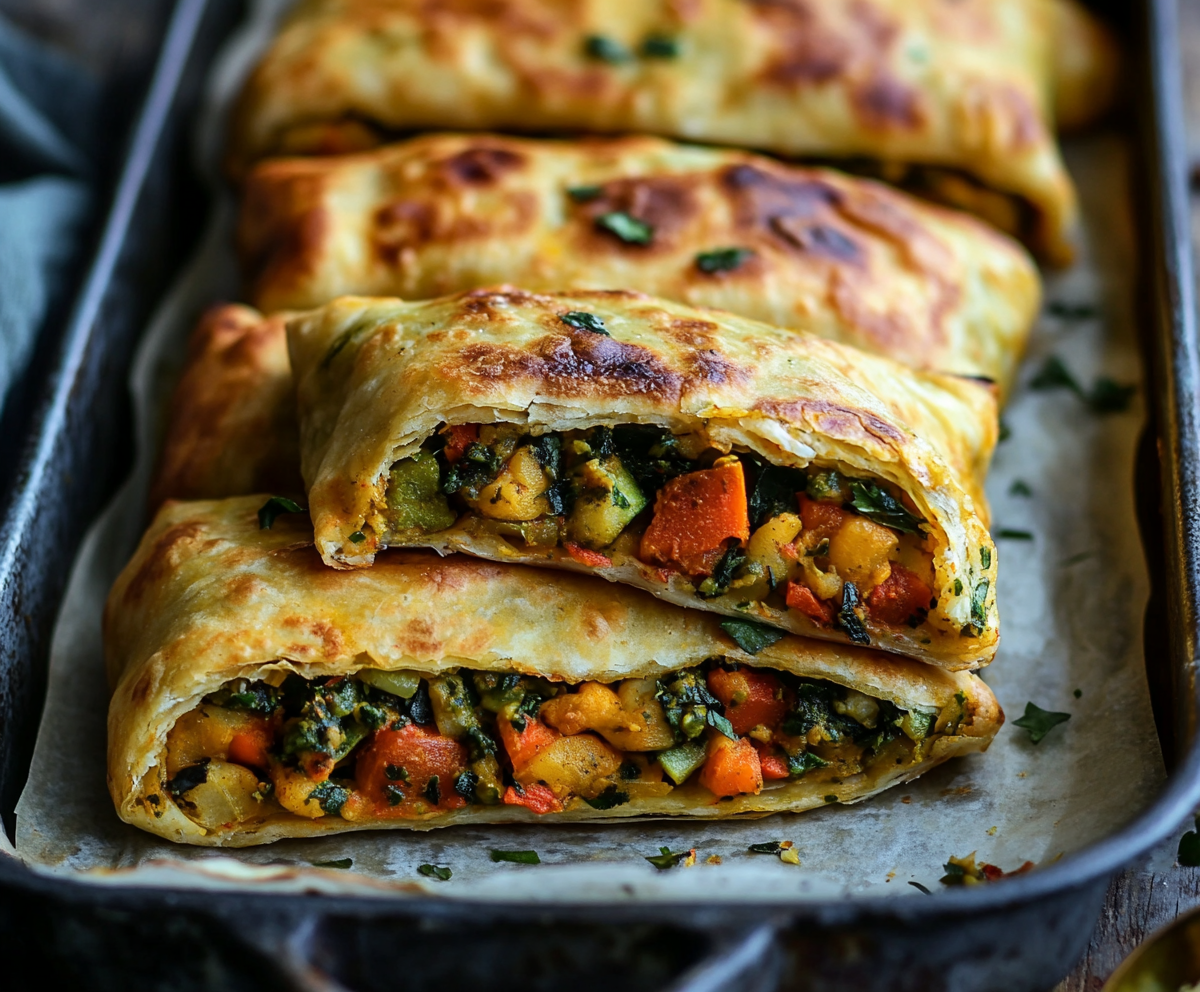 Soft Chapati Rolls Recipe