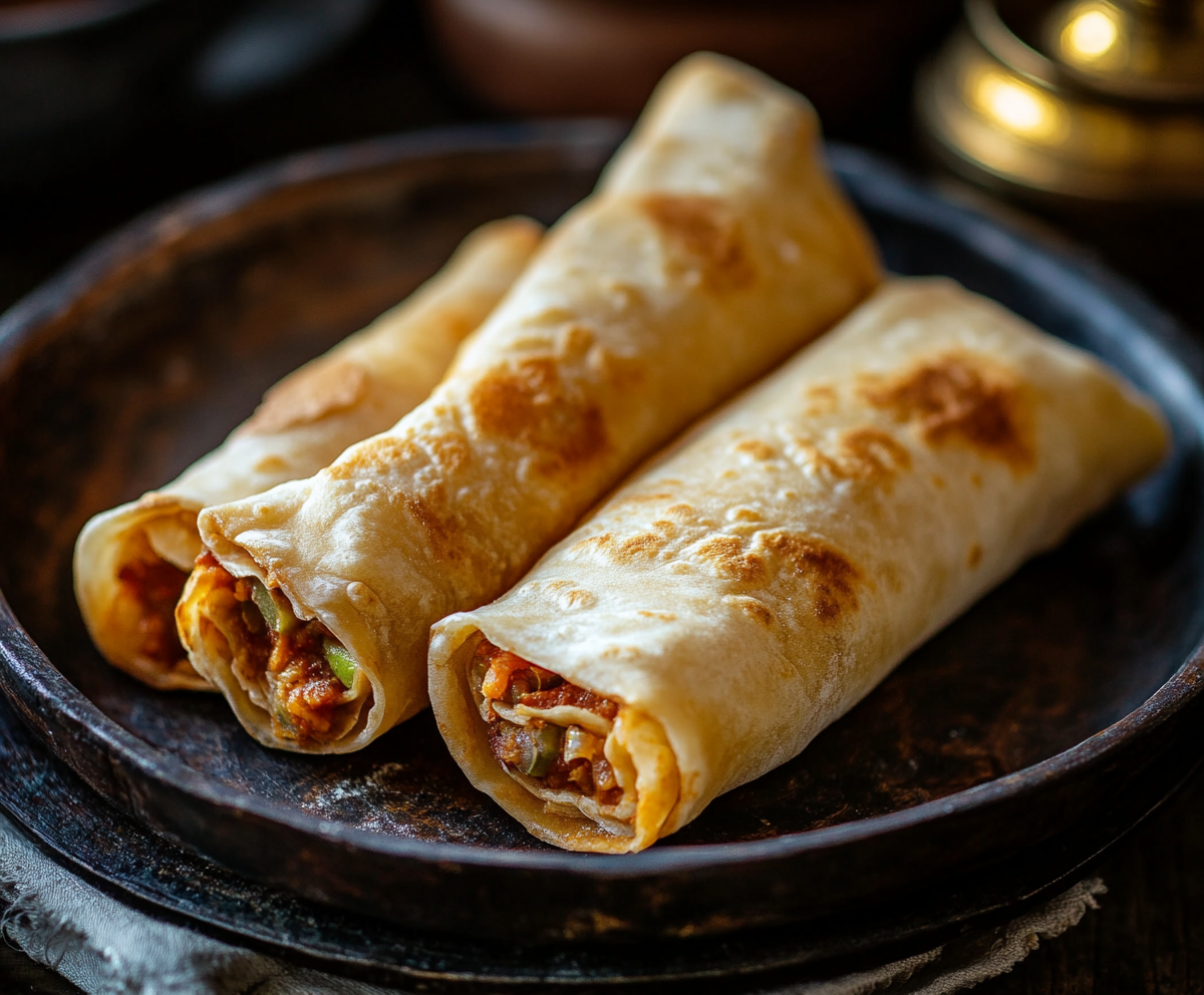 Soft Chapati Rolls Recipe