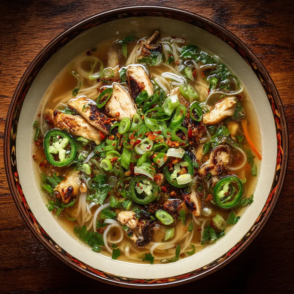 Asian Chicken Noodle Soup Recipe