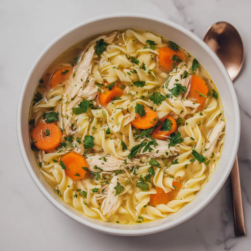 instant pot chicken noodle soup